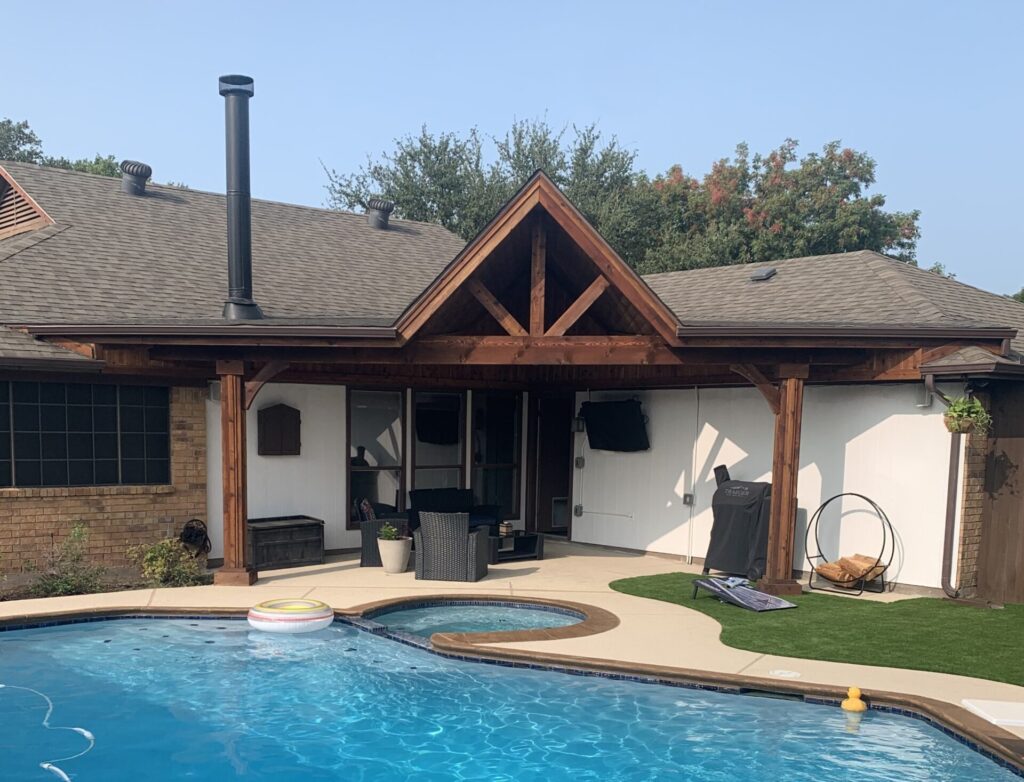 Patio Cover, Turf, Electrical, Pool Tiles, Plaster _ Turf | Texas ...